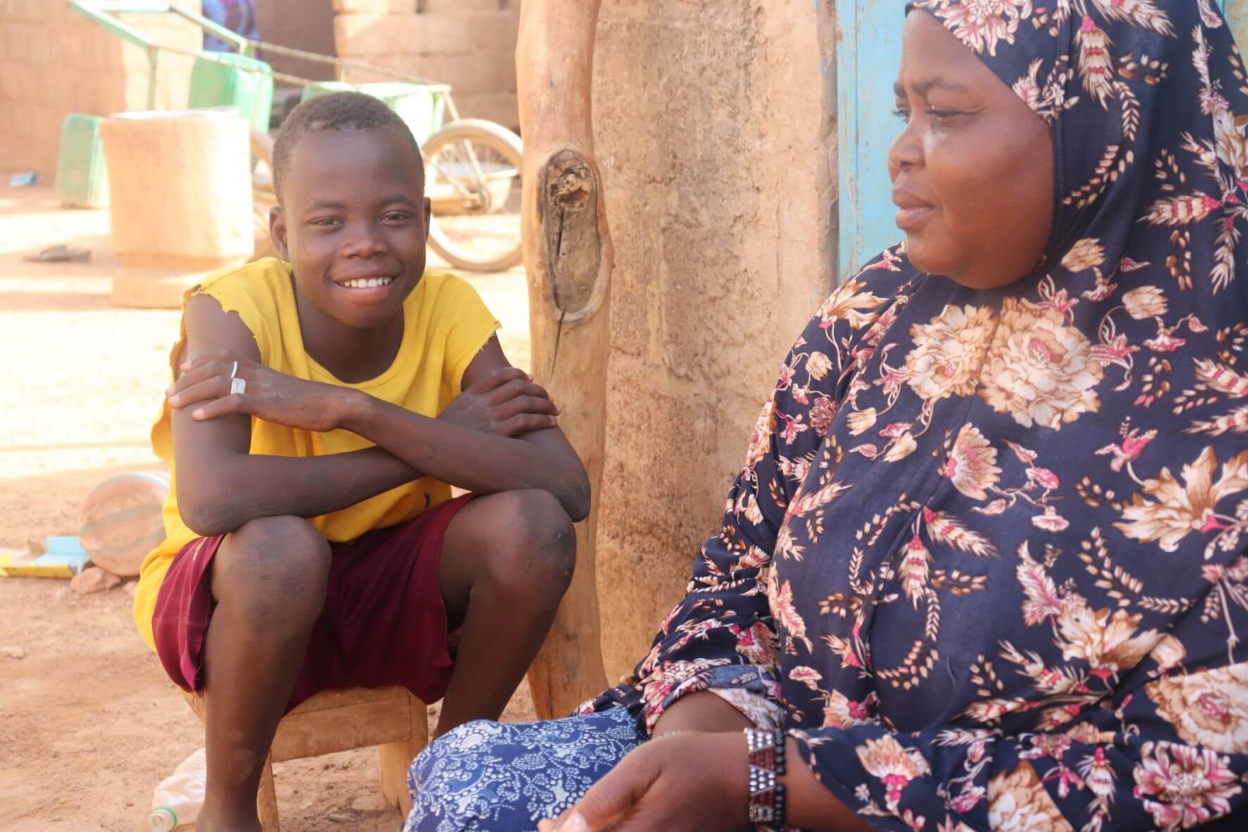 A l'occasion de la Journée mondiale des réfugiés, les familles déplacées du Burkina Faso ...